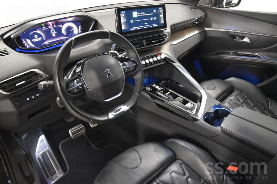 Blue Peugeot 5008 2024 in Riga, with an engine capacity of 1.20 L and mileage of 111 thousand km for 24500 €, photo 13 on AUTOMOTO.COM.LV