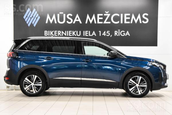 Zils Peugeot 5008 2024 Rīga, ar dzinēja tilpumu 1.20 L un nobraukumu 50 tūkst. km par 23990 €, foto 4 vietnē AUTOMOTO.COM.LV