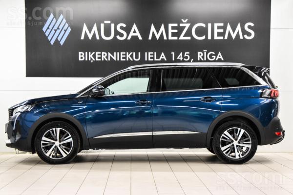 Zils Peugeot 5008 2024 Rīga, ar dzinēja tilpumu 1.20 L un nobraukumu 50 tūkst. km par 23990 €, foto 5 vietnē AUTOMOTO.COM.LV