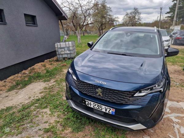Zils Peugeot 5008 2022 Kauņa, ar dzinēja tilpumu 1.20 L un nobraukumu 76 tūkst. km par 11990 €, foto 1 vietnē AUTOMOTO.COM.LV
