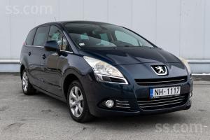 Blue Peugeot 5008 2009 in Jelgava, with an engine capacity of 1.60 L and mileage of 309 thousand km for 4500 €, photo  on AUTOMOTO.COM.LV