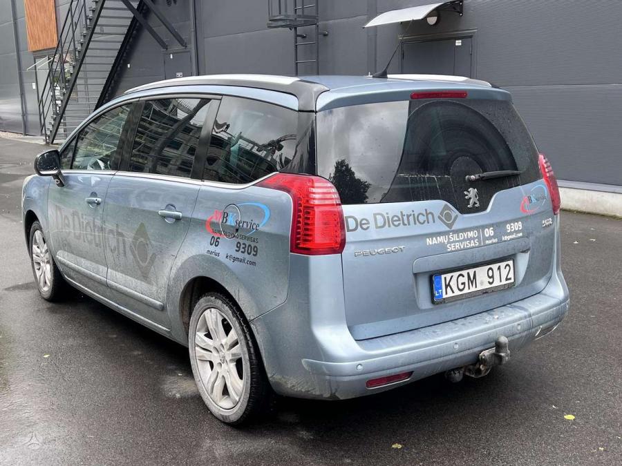 Zils Peugeot 5008 2010 Klaipėda, ar dzinēja tilpumu 1.60 L un nobraukumu 238 tūkst. km par 1600 €, foto 6 vietnē AUTOMOTO.COM.LV
