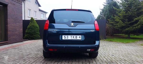 Zils Peugeot 5008 2012 Kauņa, ar dzinēja tilpumu 1.60 L un nobraukumu 135 tūkst. km par 3800 €, foto 7 vietnē AUTOMOTO.COM.LV