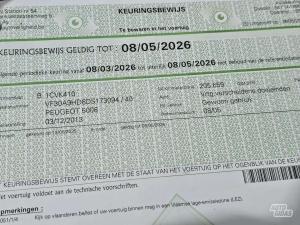 Синий Пежо 5008 2013 в Шяуляй, объемом двигателя 1.60 л и пробегом 223 тыс. км за 5250 €, фото 31 на AUTOMOTO.COM.LV
