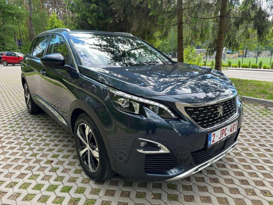 Blue Peugeot 5008 2018 in Vilnius, with an engine capacity of 1.20 L and mileage of 185 thousand km for 8999 €, photo 12 on AUTOMOTO.COM.LV