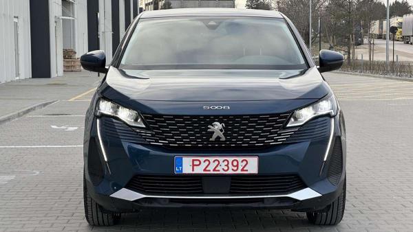 Blue Peugeot 5008 2022 in Vilnius, with an engine capacity of 1.20 L and mileage of 130 thousand km for 12250 €, photo 2 on AUTOMOTO.COM.LV