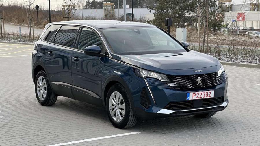 Zils Peugeot 5008 2022 Viļņa, ar dzinēja tilpumu 1.20 L un nobraukumu 130 tūkst. km par 12250 €, foto 3 vietnē AUTOMOTO.COM.LV