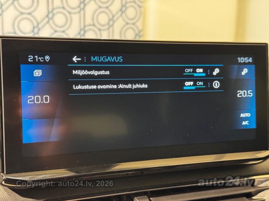 Синий Пежо 5008 2022 в Таллин, объемом двигателя 1.50 л и пробегом 104 тыс. км за 20900 €, фото 14 на AUTOMOTO.COM.LV