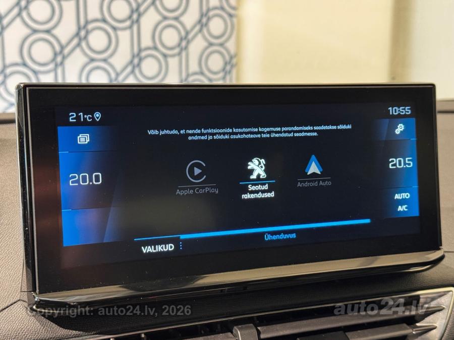 Синий Пежо 5008 2022 в Таллин, объемом двигателя 1.50 л и пробегом 104 тыс. км за 20900 €, фото 18 на AUTOMOTO.COM.LV