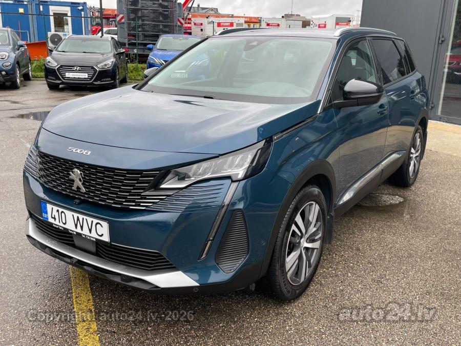Blue Peugeot 5008 2022 in Tartu, with an engine capacity of 1.50 L and mileage of 86 thousand km for 22990 €, photo 1 on AUTOMOTO.COM.LV