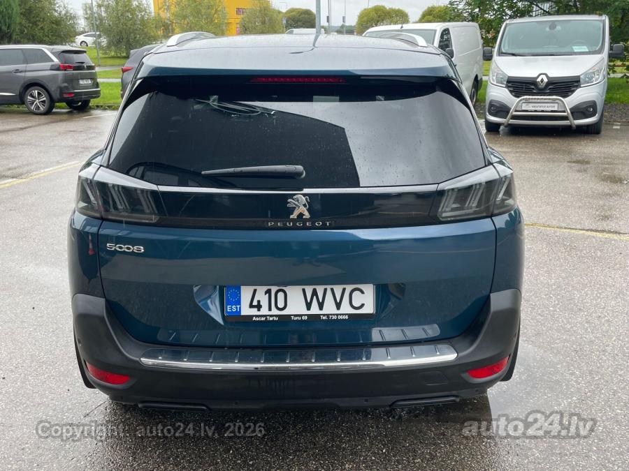 Blue Peugeot 5008 2022 in Tartu, with an engine capacity of 1.50 L and mileage of 86 thousand km for 22990 €, photo 7 on AUTOMOTO.COM.LV