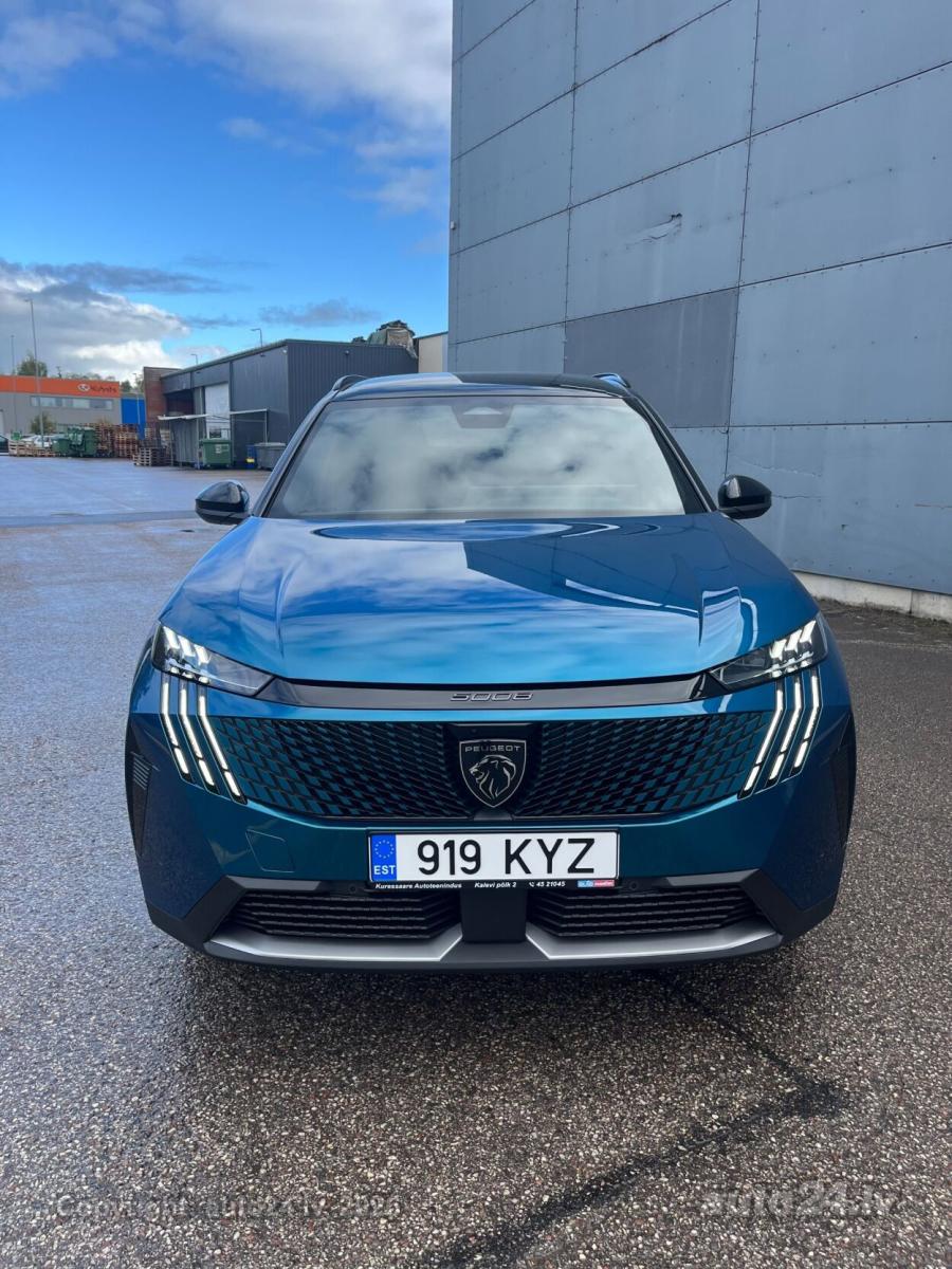 Blue Peugeot 5008 2025 in Kuressaare, with an engine capacity of 1.20 L and mileage of 8 thousand km for 36990 €, photo 2 on AUTOMOTO.COM.LV