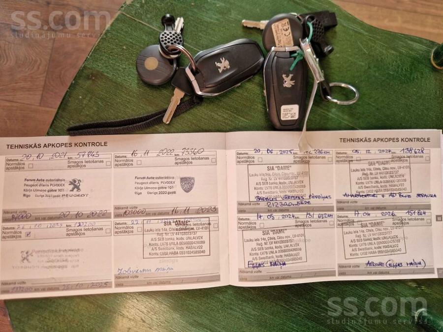 Коричневый Пежо 5008 2018 в Цесис, объемом двигателя 2.00 л и пробегом 153 тыс. км за 16800 €, фото 10 на AUTOMOTO.COM.LV