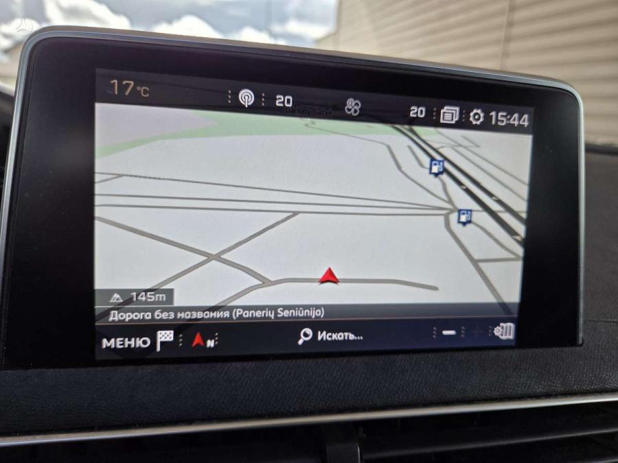 Brown Peugeot 5008 2019 in Vilnius, with an engine capacity of 1.50 L and mileage of 193 thousand km for 12500 €, photo 17 on AUTOMOTO.COM.LV
