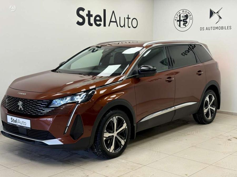 Brūns Peugeot 5008 2021 Viļņa, ar dzinēja tilpumu 1.50 L un nobraukumu 63 tūkst. km par 21790 €, foto 1 vietnē AUTOMOTO.COM.LV