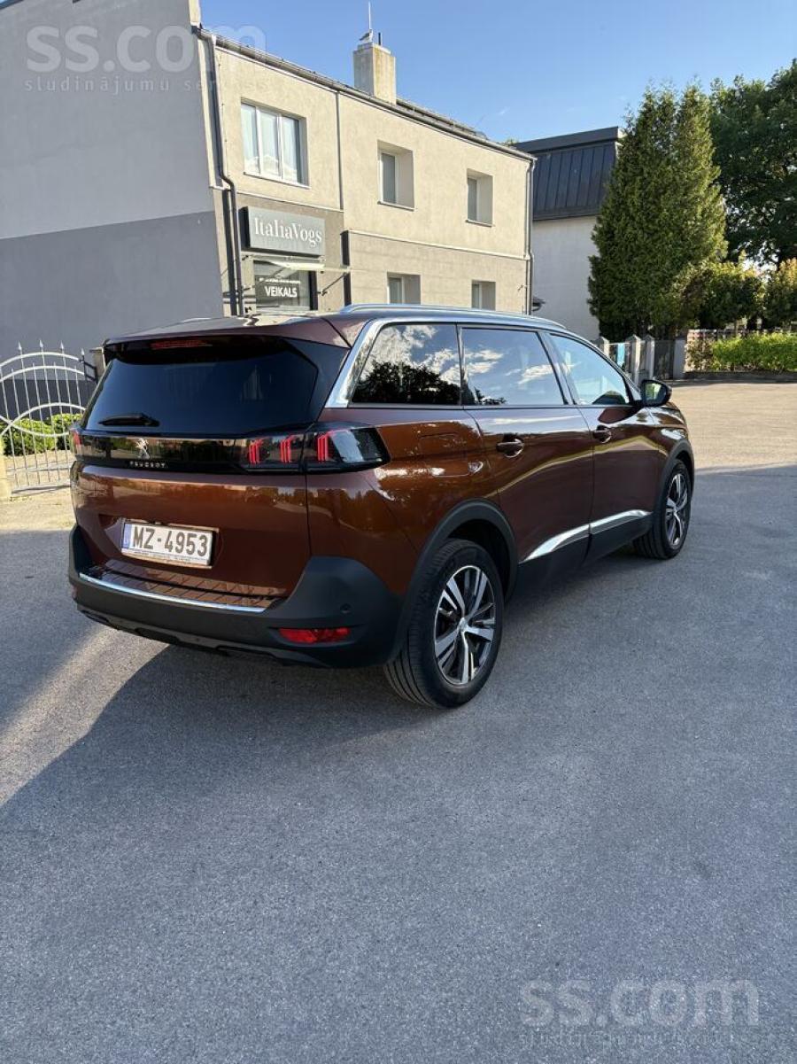 Brūns Peugeot 5008 2021 Rīga, ar dzinēja tilpumu 1.20 L un nobraukumu 63 tūkst. km par 16200 €, foto 4 vietnē AUTOMOTO.COM.LV