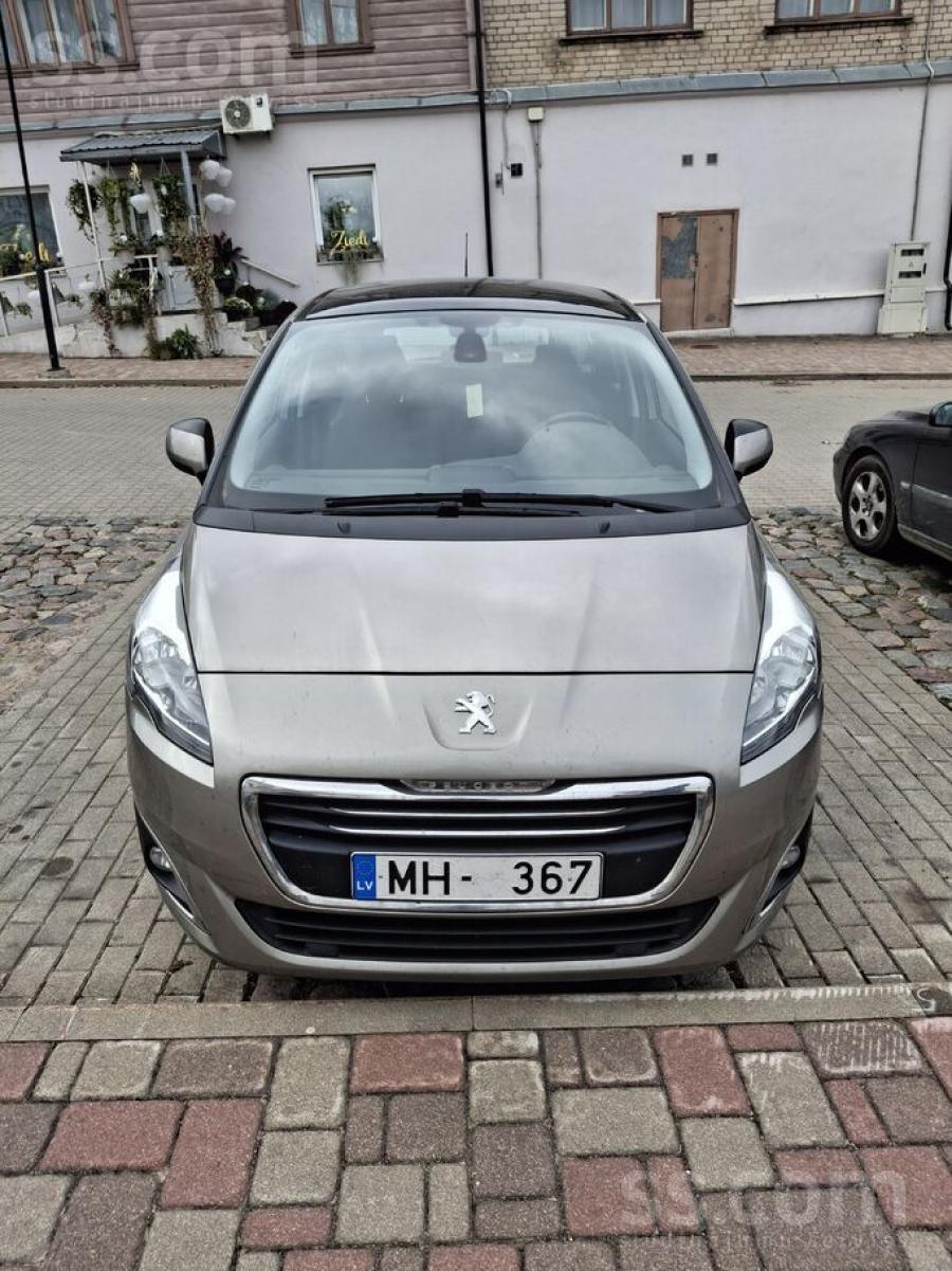 Brown Peugeot 5008 2016 in Rezekne, with an engine capacity of 1.60 L and mileage of 295 thousand km for 5500 €, photo 1 on AUTOMOTO.COM.LV