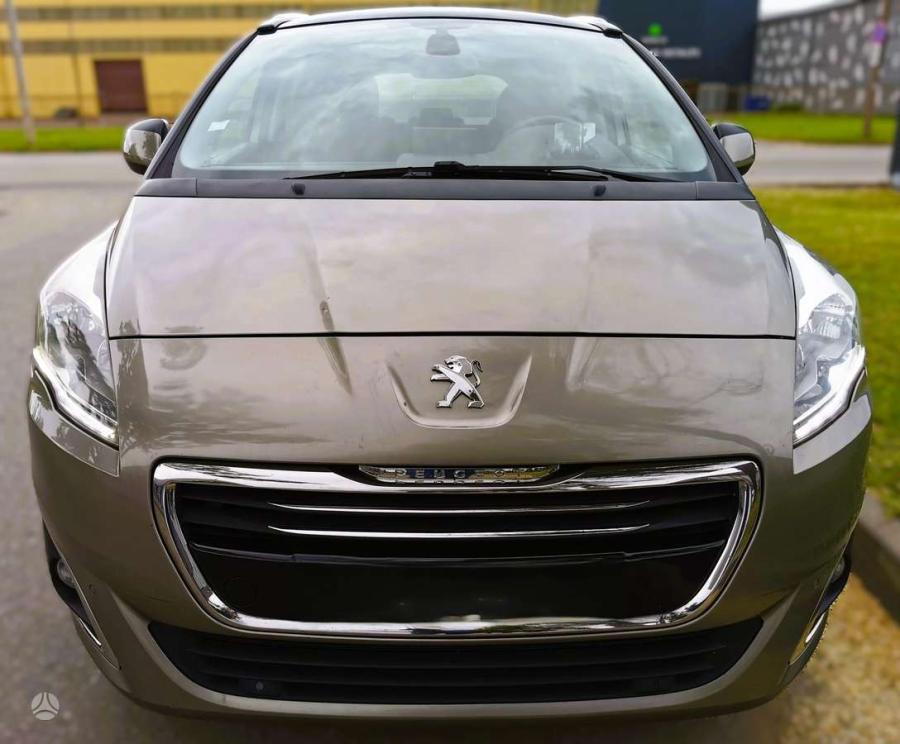 Brūns Peugeot 5008 2015 Kauņa, ar dzinēja tilpumu 2.00 L un nobraukumu 260 tūkst. km par 4700 €, foto 3 vietnē AUTOMOTO.COM.LV