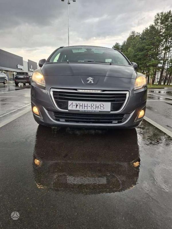 Brūns Peugeot 5008 2016 Utena, ar dzinēja tilpumu 1.56 L un nobraukumu 214 tūkst. km par 5800 €, foto 3 vietnē AUTOMOTO.COM.LV