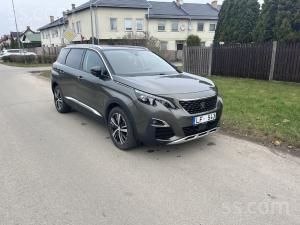 Brown Peugeot 5008 2018 in Riga, with an engine capacity of 1.60 L and mileage of 116 thousand km for 14300 €, photo  on AUTOMOTO.COM.LV
