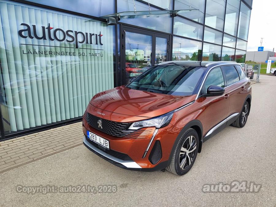 Brown Peugeot 5008 2021 in Tartu, with an engine capacity of 1.50 L and mileage of 82 thousand km for 22990 €, photo 1 on AUTOMOTO.COM.LV