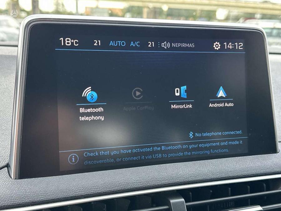 Peugeot 5008 2018 Klaipėda, ar dzinēja tilpumu 1.60 L un nobraukumu 119 tūkst. km par 17200 €, foto 22 vietnē AUTOMOTO.COM.LV