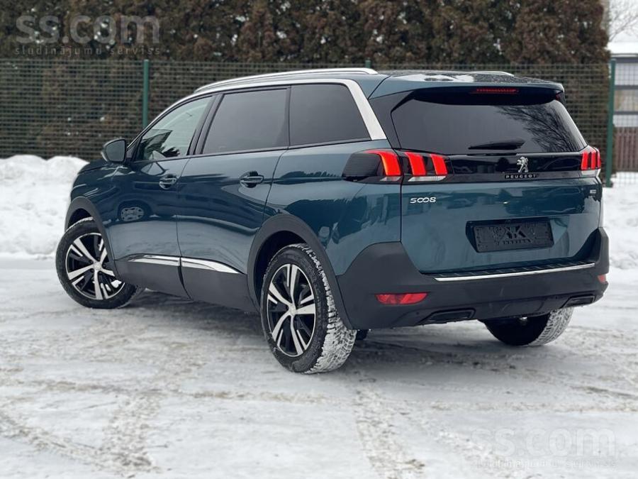 Zaļš Peugeot 5008 2018 Jelgava, ar dzinēja tilpumu 1.20 L un nobraukumu 143 tūkst. km par 11990 €, foto 6 vietnē AUTOMOTO.COM.LV