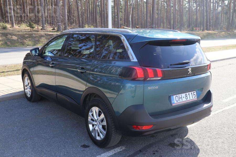 Zaļš Peugeot 5008 2018 Rīga, ar dzinēja tilpumu 1.20 L un nobraukumu 219 tūkst. km par 10100 €, foto 6 vietnē AUTOMOTO.COM.LV