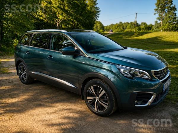 Zaļš Peugeot 5008 2018 Rēzekne, ar dzinēja tilpumu 1.50 L un nobraukumu 77 tūkst. km par 11800 €, foto 1 vietnē AUTOMOTO.COM.LV