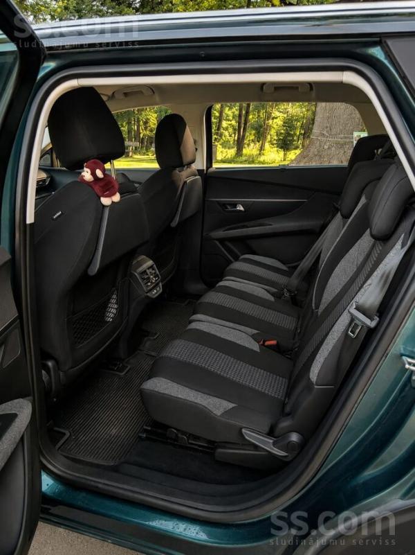 Zaļš Peugeot 5008 2018 Rēzekne, ar dzinēja tilpumu 1.50 L un nobraukumu 77 tūkst. km par 11800 €, foto 9 vietnē AUTOMOTO.COM.LV