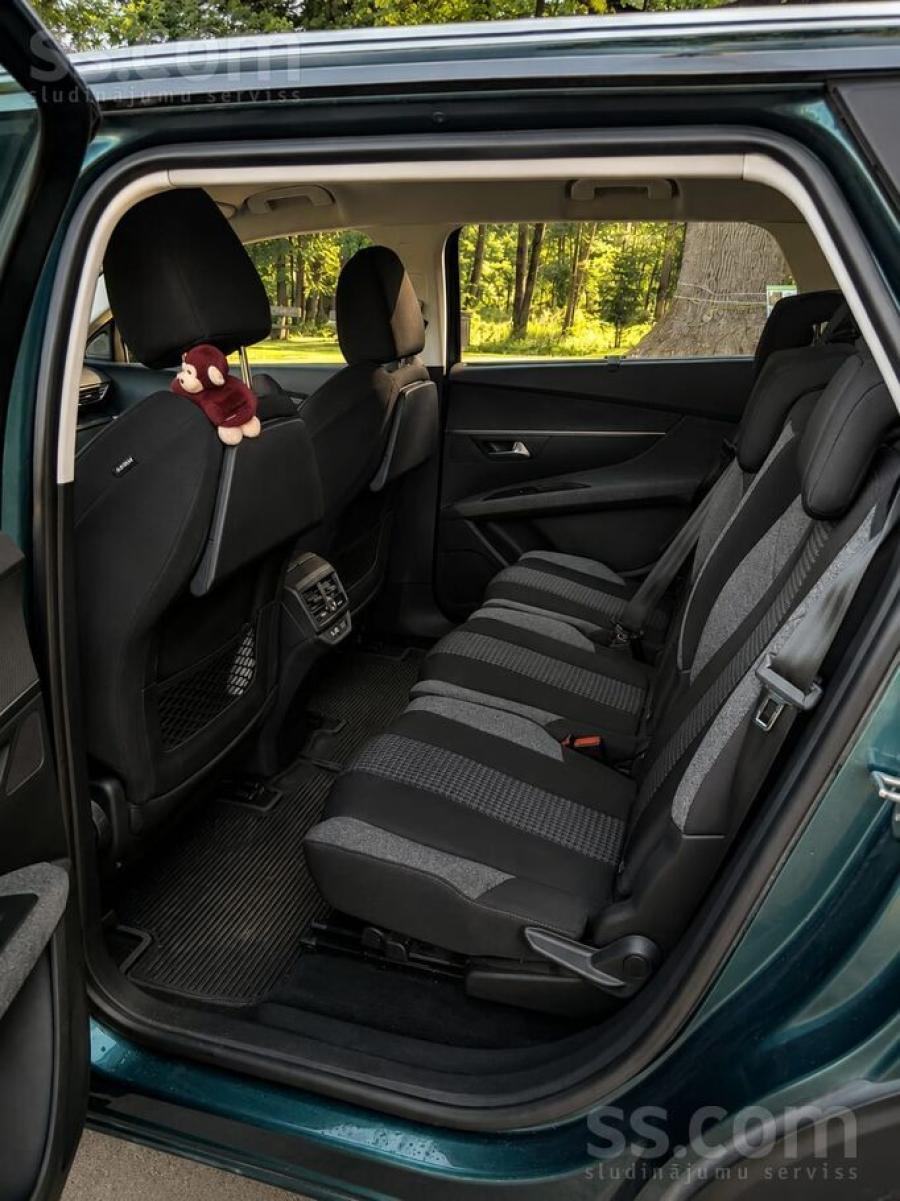 Zaļš Peugeot 5008 2018 Rēzekne, ar dzinēja tilpumu 1.50 L un nobraukumu 77 tūkst. km par 11800 €, foto 10 vietnē AUTOMOTO.COM.LV