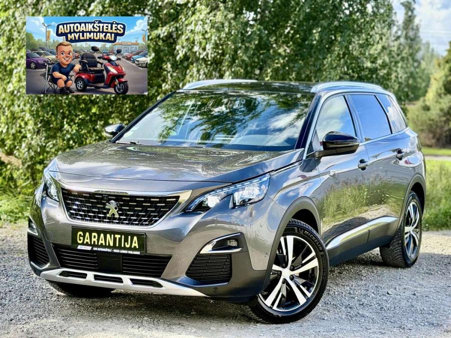 Zaļš Peugeot 5008 2018 Šauļi, ar dzinēja tilpumu 2.00 L un nobraukumu 281 tūkst. km par 15499 €, foto 3 vietnē AUTOMOTO.COM.LV