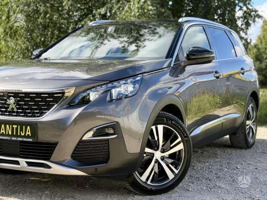 Zaļš Peugeot 5008 2018 Šauļi, ar dzinēja tilpumu 2.00 L un nobraukumu 281 tūkst. km par 15499 €, foto 17 vietnē AUTOMOTO.COM.LV