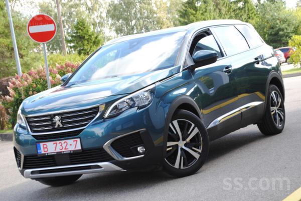 Zaļš Peugeot 5008 2018 Rīga, ar dzinēja tilpumu 1.20 L un nobraukumu 138 tūkst. km par 11990 €, foto  vietnē AUTOMOTO.COM.LV