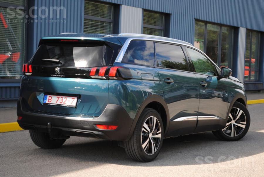 Zaļš Peugeot 5008 2018 Rīga, ar dzinēja tilpumu 1.20 L un nobraukumu 138 tūkst. km par 11990 €, foto 3 vietnē AUTOMOTO.COM.LV