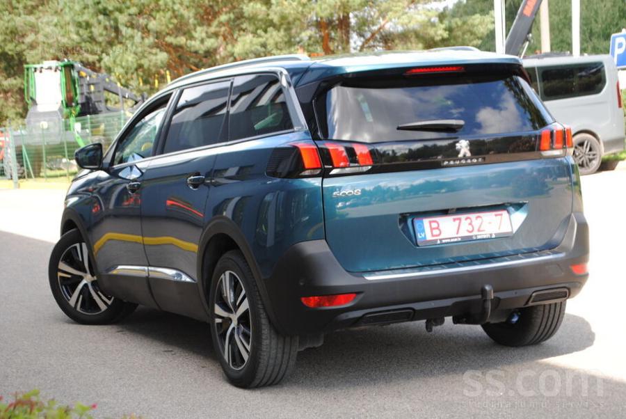 Zaļš Peugeot 5008 2018 Rīga, ar dzinēja tilpumu 1.20 L un nobraukumu 138 tūkst. km par 11990 €, foto 4 vietnē AUTOMOTO.COM.LV