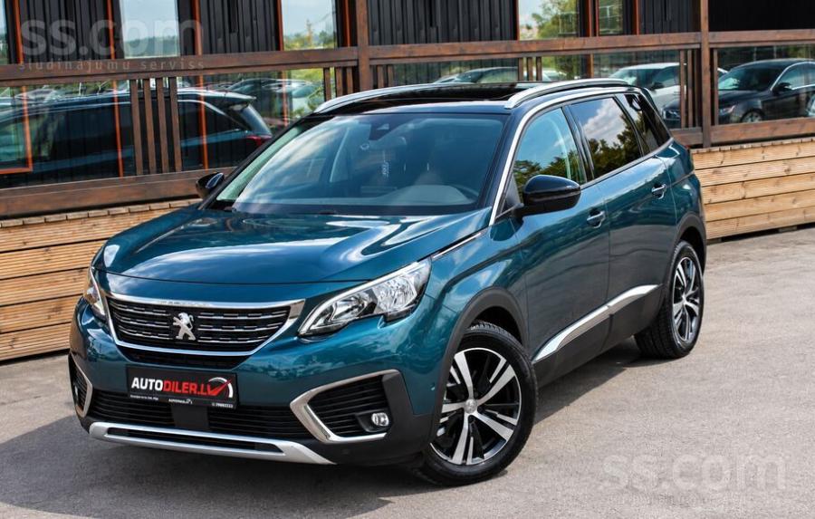 Zaļš Peugeot 5008 2018 Rīga, ar dzinēja tilpumu 1.20 L un nobraukumu 0 tūkst. km par 12400 €, foto 1 vietnē AUTOMOTO.COM.LV