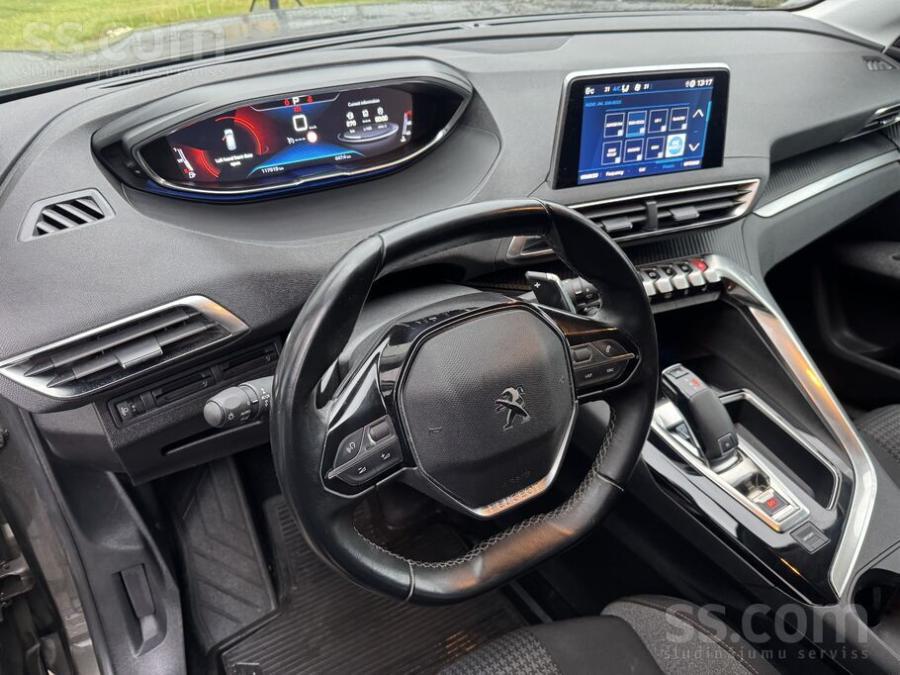 Green Peugeot 5008 2019 in Riga, with an engine capacity of 1.20 L and mileage of 117 thousand km for 13400 €, photo 16 on AUTOMOTO.COM.LV