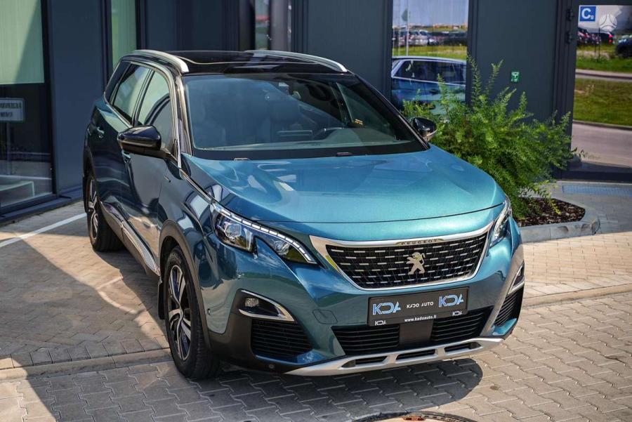 Зеленый Пежо 5008 2019 в Каунас, объемом двигателя 1.60 л и пробегом 54 тыс. км за 19950 €, фото 3 на AUTOMOTO.COM.LV