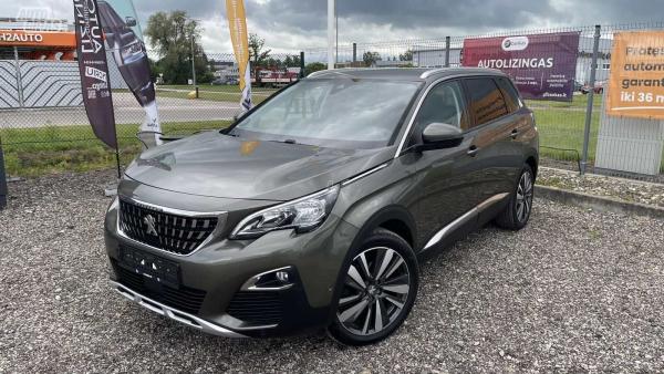 Green Peugeot 5008 2020 in Marijampole, with an engine capacity of 1.50 L and mileage of 211 thousand km for 12990 €, photo 7 on AUTOMOTO.COM.LV
