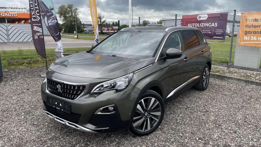 Green Peugeot 5008 2020 in Marijampole, with an engine capacity of 1.50 L and mileage of 211 thousand km for 12990 €, photo 8 on AUTOMOTO.COM.LV