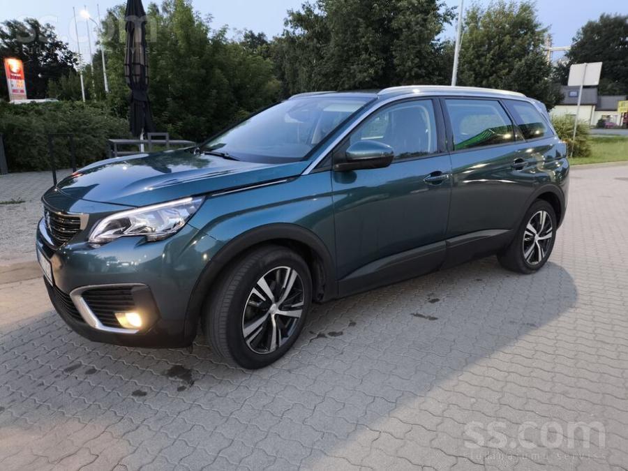 Zaļš Peugeot 5008 2020 Jelgava, ar dzinēja tilpumu 1.20 L un nobraukumu 88 tūkst. km par 13300 €, foto 1 vietnē AUTOMOTO.COM.LV