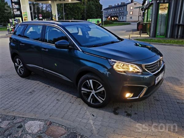 Zaļš Peugeot 5008 2020 Jelgava, ar dzinēja tilpumu 1.20 L un nobraukumu 88 tūkst. km par 13300 €, foto 7 vietnē AUTOMOTO.COM.LV