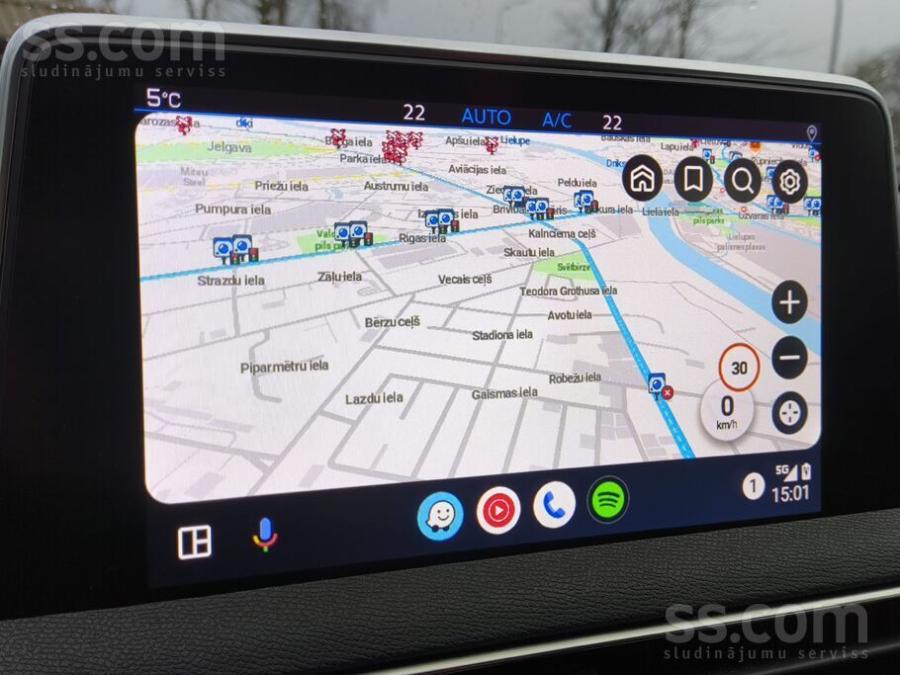 Zaļš Peugeot 5008 2020 Jelgava, ar dzinēja tilpumu 1.20 L un nobraukumu 88 tūkst. km par 13300 €, foto 10 vietnē AUTOMOTO.COM.LV