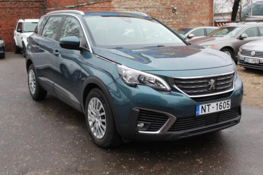 Zaļš Peugeot 5008 2018 Rīga, ar dzinēja tilpumu 1.50 L un nobraukumu 154 tūkst. km par 13899 €, foto 1 vietnē AUTOMOTO.COM.LV