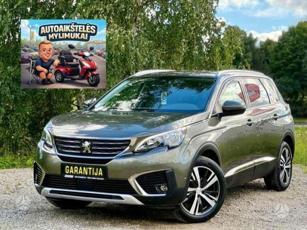 Green Peugeot 5008 2018 in Siauliai, with an engine capacity of 1.50 L and mileage of 195 thousand km for 14400 €, photo 2 on AUTOMOTO.COM.LV