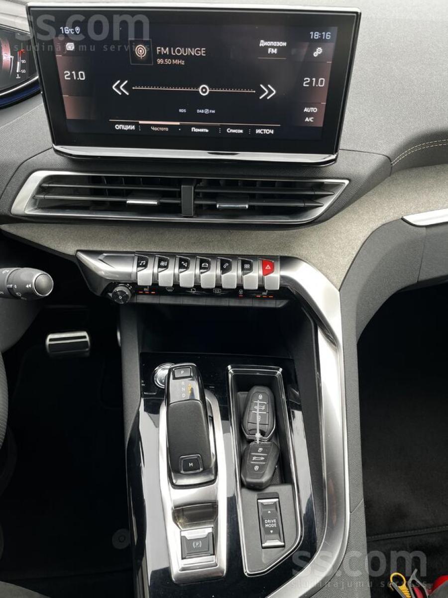 Zaļš Peugeot 5008 2021 Rīga, ar dzinēja tilpumu 1.50 L un nobraukumu 125 tūkst. km par 18500 €, foto 19 vietnē AUTOMOTO.COM.LV