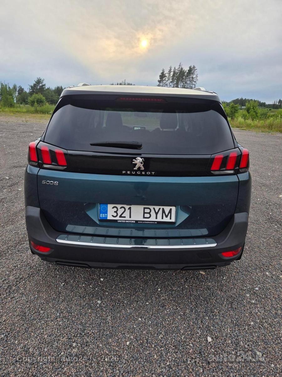 Zaļš Peugeot 5008 2019 Tallina, ar dzinēja tilpumu 1.50 L un nobraukumu 110 tūkst. km par 15200 €, foto 6 vietnē AUTOMOTO.COM.LV