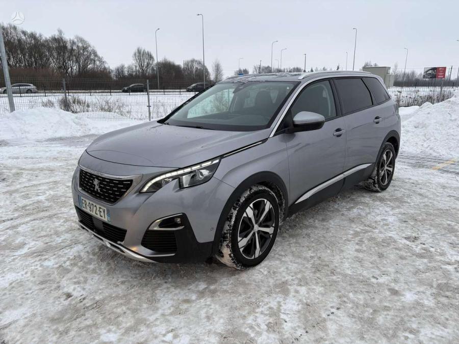 Pelēks Peugeot 5008 2017 Tauragė, ar dzinēja tilpumu 2.00 L un nobraukumu 250 tūkst. km par 11000 €, foto 1 vietnē AUTOMOTO.COM.LV