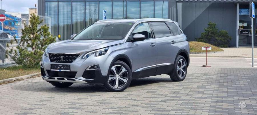 Pelēks Peugeot 5008 2017 Šauļi, ar dzinēja tilpumu 1.60 L un nobraukumu 177 tūkst. km par 12200 €, foto 1 vietnē AUTOMOTO.COM.LV
